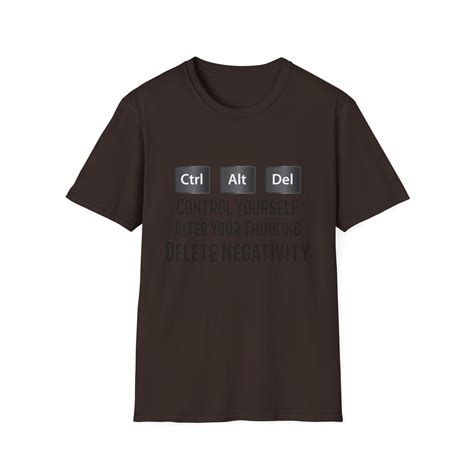 Control Alt Delete Computer Keyboard Motivational Apparel