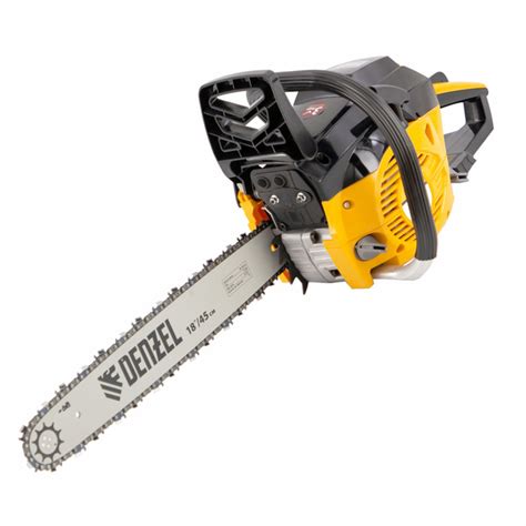 Бензопила цепная DENZEL DGS-5218, 3.5 л.с. мощность и 52 см3 объем ...