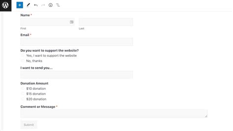 cómo crear un formulario de wordpress con opciones de pago de forma