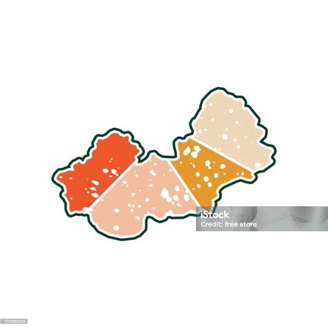 Nuristan Map Grunge World Map International Vector Template Afghanistan
