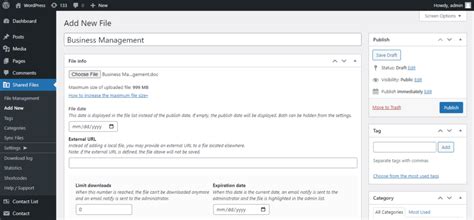 File Management Plugin For Wordpress Shared Files Shared Files Pro