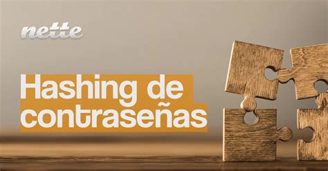 Hashing De Contraseñas Nette Documentación