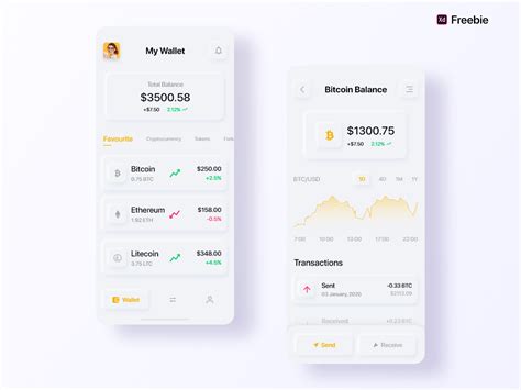 Neomorphism Cryptocurrency Wallet App Design By Mostofa On Dribbble