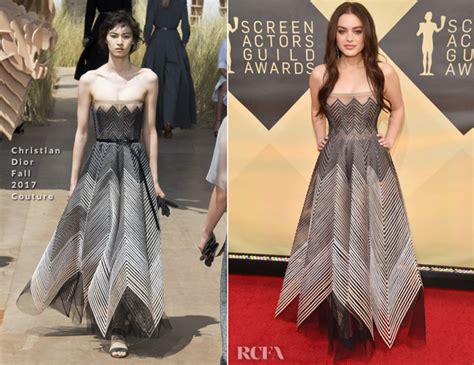 Odeya Rush In Christian Dior Couture 2018 SAG Awards Red Carpet