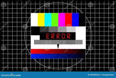 test pattern with caption error offline disturbance error sign vector