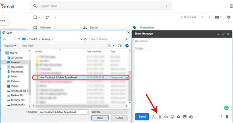How To Attach A Folder To An Email Tricks N Tech