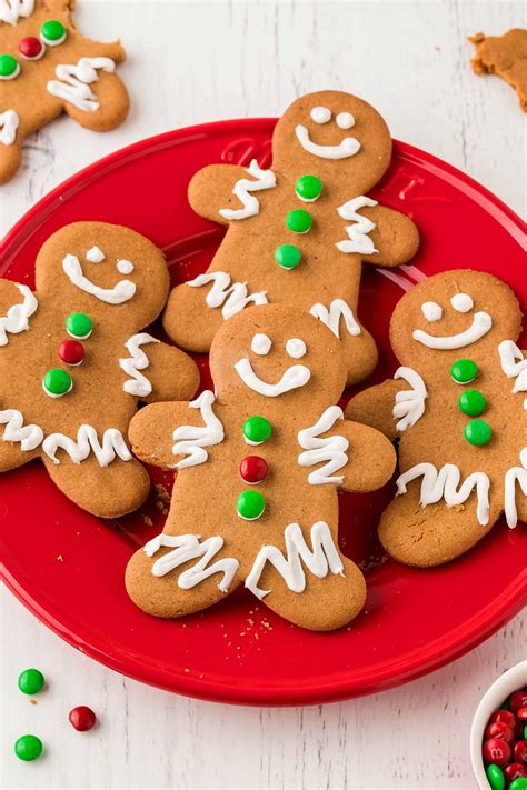 Easy Gingerbread Man Cookies Xoxobella