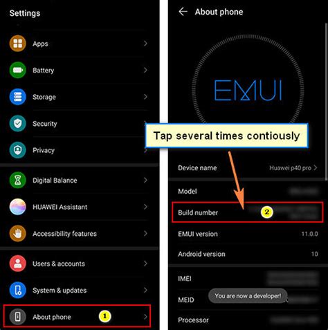 How To Enable Usb Debugging On Huawei P40p40 Pro