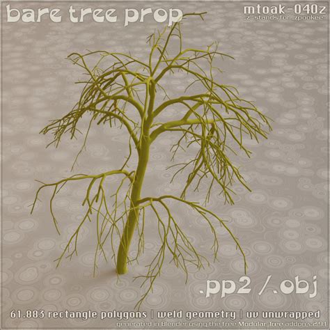 Bare Tree Prop Pp2 Obj Mtoak 040z