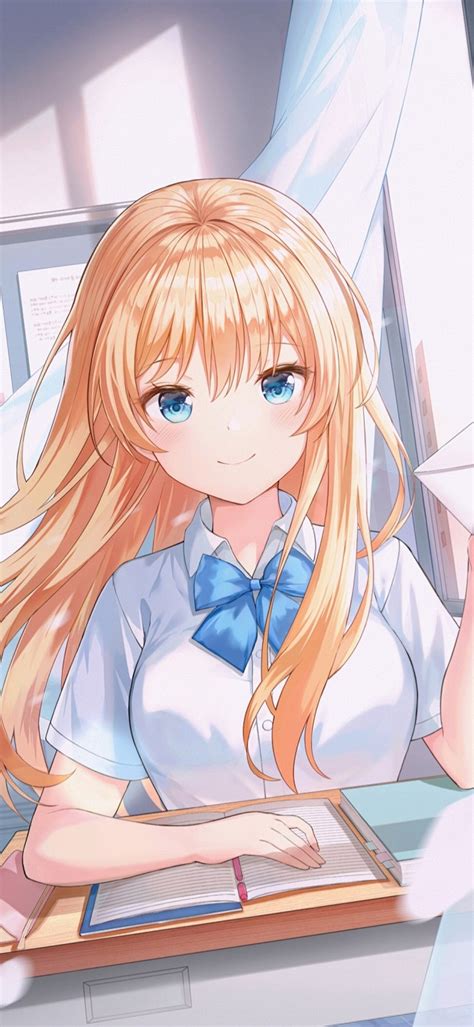 二次元少女 壁纸 学生