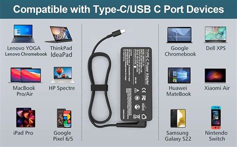 Amazon Com W Watt Usb Type C Usb C For Lenovo Thinkpad Yoga Laptop Charger T T T E