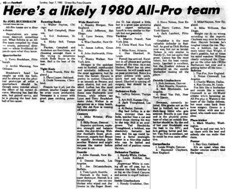 Pro Football Journal Joel Buchsbaum—a Pioneer Draftnik And Player Evaluator