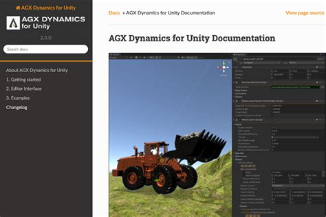 AGX Dynamics For Unity Algoryx