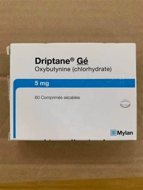 Thuốc Driptane 5mg Oxybutynine Chlorhydrat 5mg Công Dụng Giá Bán