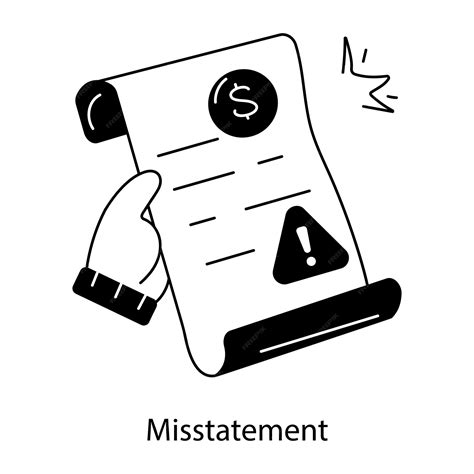 Premium Vector Ready To Use Doodle Icon Of Misstatement
