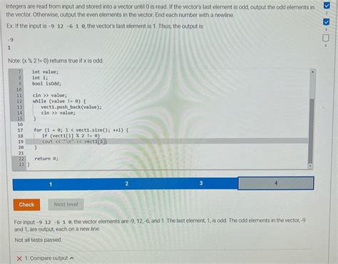 Answered: Integers are read from input and stored… | bartleby