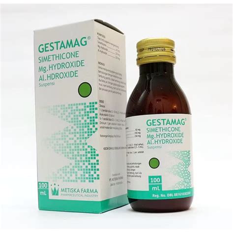 Gestamag Syrup 100 Ml Relieves Flatulence Nausea Stomach Ulcers