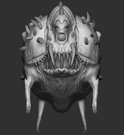 Sculpted Cacodemon Model Game Development Amino