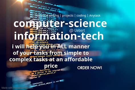 Do Computer Science Networking And Programming Tasks By Cyberinvent