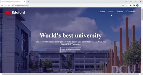 a modern responsive and user friendly web design with frontend and