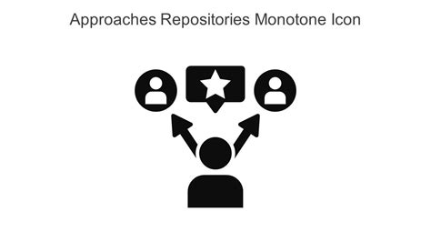 Approaches Repositories Monotone Icon In Powerpoint Pptx Png And Editable Eps Format PPT Example