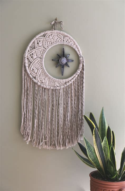 Macrame Moon Wall Hanging Diy At George Ochoa Blog