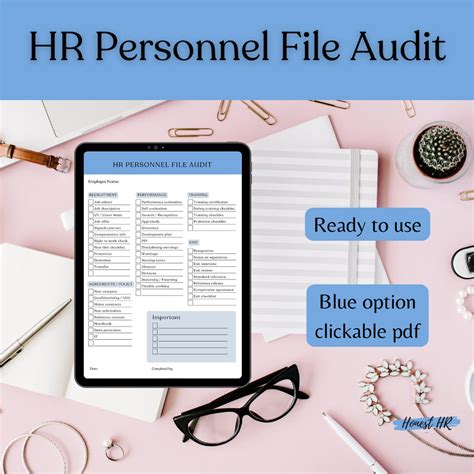 Employee Personnel File Audit Checklist Digital Download For Small