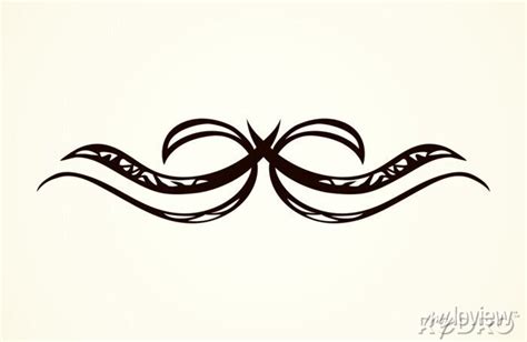 Vignette Vector Drawing • Wall Stickers Wedding Vintage Vignette