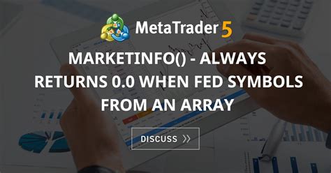Marketinfo Always Returns 00 When Fed Symbols From An Array Currency Pairs Mql4 And