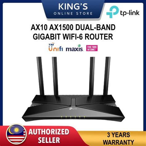 TP Link AX WiFi AX Archer Gigabit Wireless Router For UniFi Maxis Time Fiber Shopee