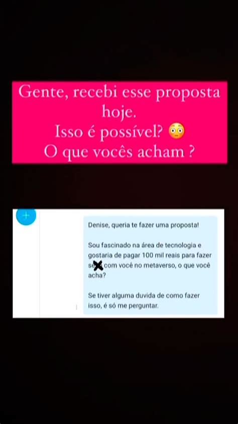Cenapop Denise Rocha Recebe Proposta De R Mil Para Fazer Sexo No Metaverso Poss Vel