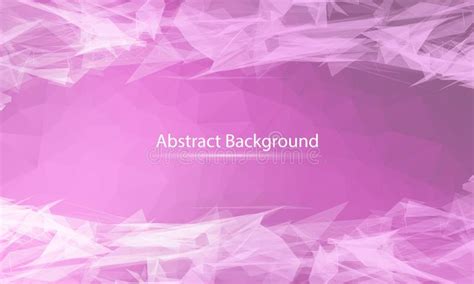 Abstract Dark Purple Polygonal Surface Background Low Poly Mesh Design With Connecting Dot And