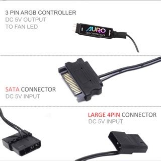 Jual Controller ARGB PC Fan LED 3 Pin 5v Molex Addressable RGB ID Cooling JONSBO DEEPCOOL