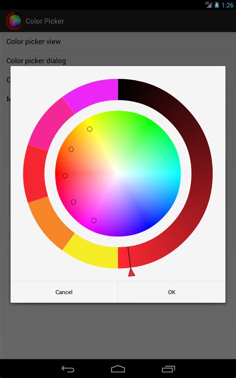 Color Picker For Android Chiral Code