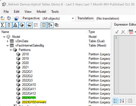 a look at automatic partition maintenance by power bi service for