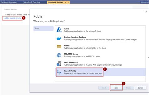 Deploy Azure App Service With Multiple Virtual Applications Using Visual Studio 2022 Stack