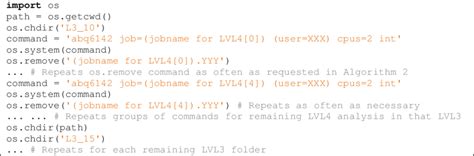 Typical Content For A L3runmexpy Level 3 Submission Script