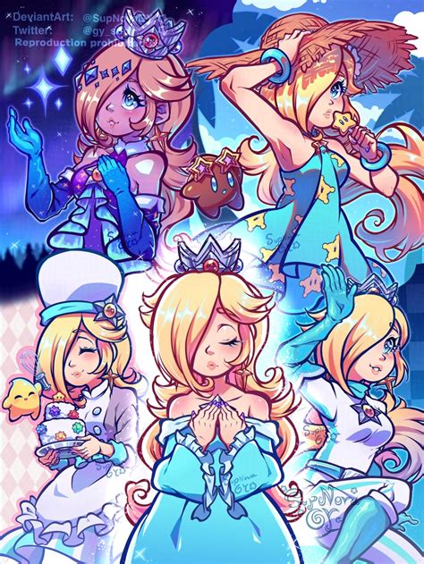 Rosalina Luma And Polari Mario And More Drawn By Rosie Supnovagy Danbooru