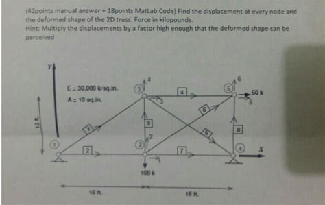 Solved Points Manual Answer Points Matlab Code Find Chegg