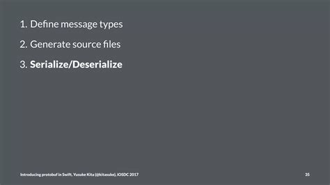 Introducing Protobuf In Swift Ppt
