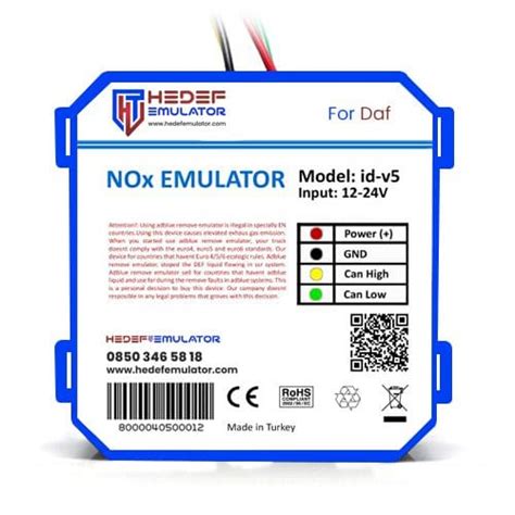 Daf Euro 5 Nox Sensor Emulator