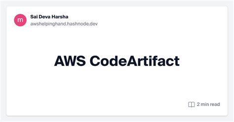 Aws Codeartifact
