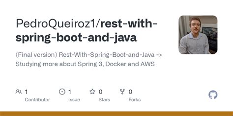 Github Pedroqueiroz Rest With Spring Boot And Java Final Version Rest With Spring Boot And