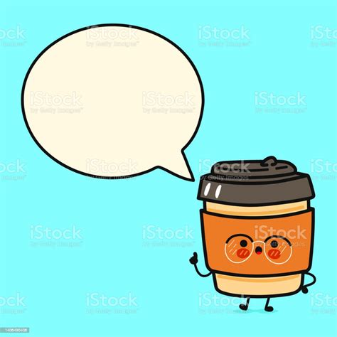 연설 거품으로 요가를하는 귀여운 재미있는 커피 벡터 손으로 그린 만화 카와이 캐릭터 일러스트 레이 션 아이콘 파란색 배경에