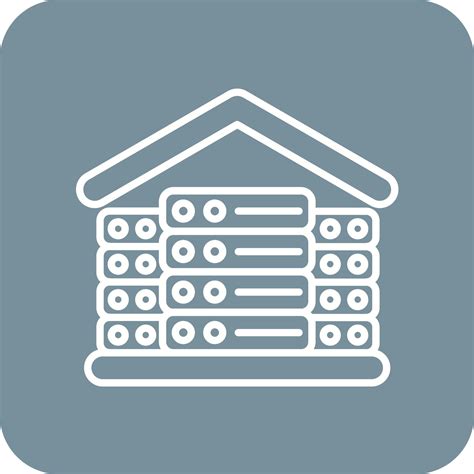 Data Center Line Round Corner Background Icons 14723572 Vector Art At