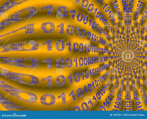 graphic depicting binary data flow stock illustration illustration of