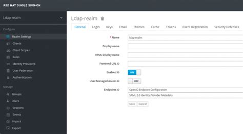Integrating Red Hat Single Sign On Version 74 With Red Hat Directory