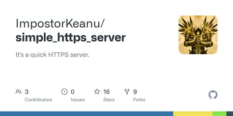 GitHub ImpostorKeanu Simple Https Server It S A Quick HTTPS Server