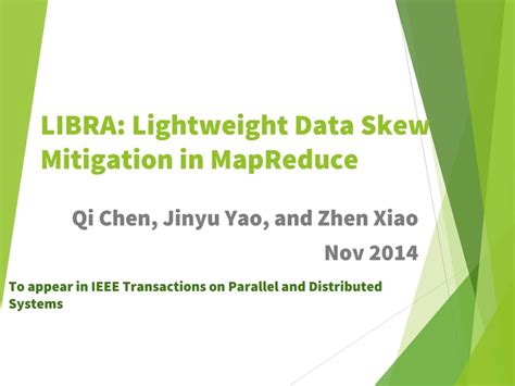 Ppt Libra Lightweight Data Skew Mitigation In Mapreduce Powerpoint