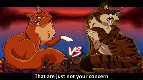 Warrior Cats Squirrelflight And Brambleclaw Fighting